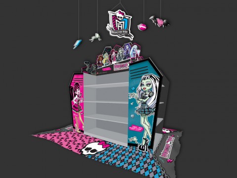 Monster High Display @ Toy R Us - bdworkshop®